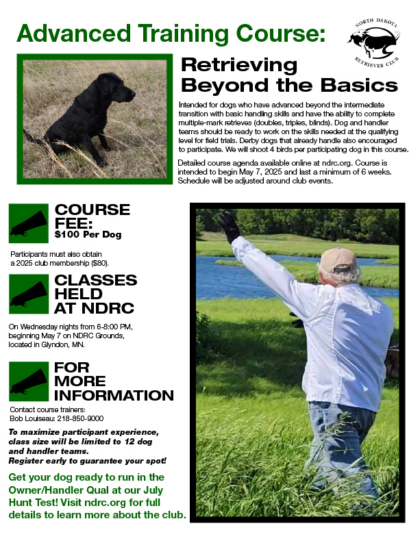 advancedcourse_2025 | North Dakota Retriever Club